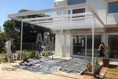 Pergolas Structures (Steel) - Aluvent